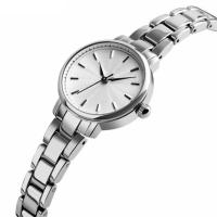 China Zinc Alloy Genuine Diamond Quartz Watch 8mm Strap Glass Mirror for sale