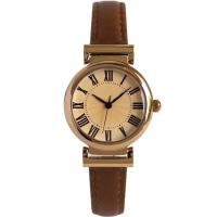 China Roman Numerals Belt Quartz Battery Wristwatches Mineral Glass 30m Waterproof for sale