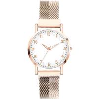 China Milan Magnetic Strap Women Quartz Watch 29mm Case Push Crown for sale