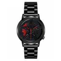 China 20mm Strap Stainless Steel Quartz Wrist Watch Skeleton Dial Male Steel ROHS for sale