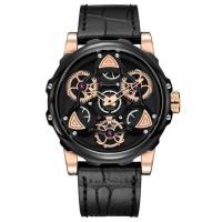 China 53mm Dial Men Quartz Watch Creative Versatile Leather Alloy Case for sale