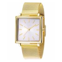 China Stainless Steel Square Dial Watch Stylish Simple Mesh Belt 32mm Case for sale