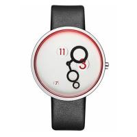 China 220mm Strap Women Quartz Watch PU Nubuck Leather Mineral Tempered Glass for sale