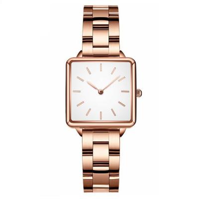 China 34mm Dia Women Quartz Wrist Watch Waterproof 16mm Strap Alloy Case for sale