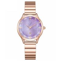 China 10mm Dial Stainless Steel Quartz Wristwatch Date Magic Shell 15mm Strap for sale