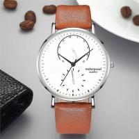China Waterproof Seal Couple Quartz Watch 20mm Strap Mineral Glass for sale