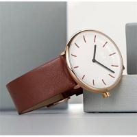 China OEM Leather Couple Quartz Watch Swiss Movement 50m Waterproof for sale