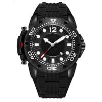 China 51mm Case Silicon Male Watches Pointer Display ROHS Waterproof for sale