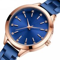 China 7.9mm Thickness Ladies Diamond Watch 3ATM Three Pin Waterproof for sale