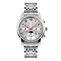 China Classic Business Steel Belt Roman Numerals Subdial Watch For Men for sale