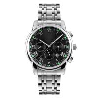 China Classic Business Steel Belt Roman Numerals Subdial Watch For Men for sale