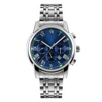 China Classic Business Steel Belt Roman Numerals Subdial Watch For Men for sale