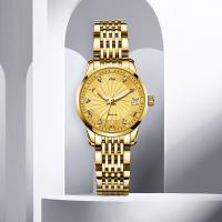 China Diamond Waterproof Woman Modern Sophisticate Watch Mechanical Business for sale
