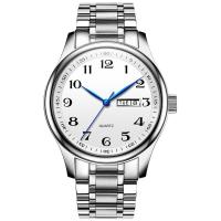 China Couple Japanese Movement Waterproof Calendar Watch Stainless Steel for sale