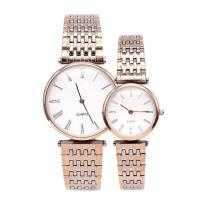 China Business Fashion Alloy Lover Wrist Watches Simple Stylish Thin Couple Pair Watch for sale