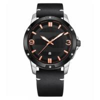 China Sports Leather Alloy Quartz Wrist Watch Athleisure Belt Luminous Watch for sale