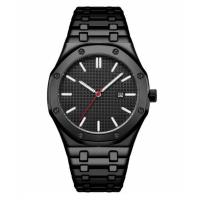 China Men Stainless Steel Business Watch Waterproof Calendar Quartz Watch for sale