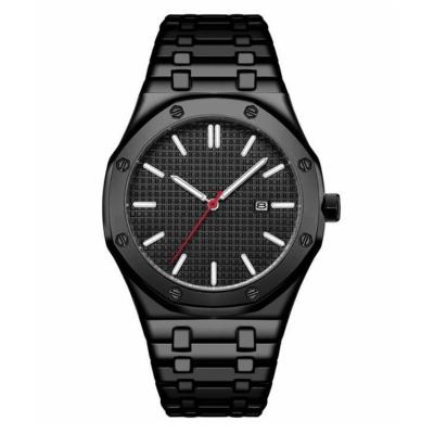 China Men Stainless Steel Business Watch Waterproof Calendar Quartz Watch for sale