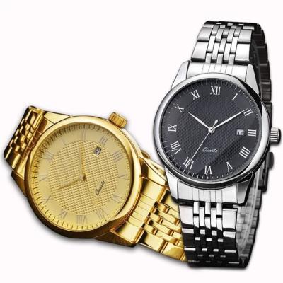 China Casual Minimalist Stainless Steel Quartz Watches Personality Quartz Couple Watch for sale