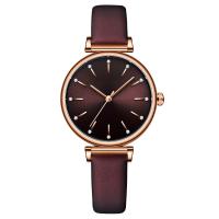 China Alloy Quartz Women'S Leather Cuff Watch Leather Strap Luxury Ladies Watches for sale