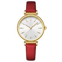 China Alloy Quartz Women'S Leather Cuff Watch Leather Strap Luxury Ladies Watches for sale