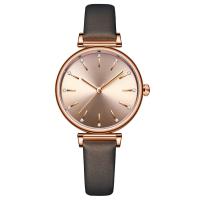 China Alloy Quartz Women'S Leather Cuff Watch Leather Strap Luxury Ladies Watches for sale
