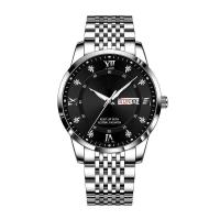China Seiko Movement Stainless Steel Chronograph Watch Butterfly Buckle Waterproof for sale