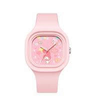 China Students Silica Gel Watch Band Silicone Digital Watch 245mm Length Shock Resistant for sale
