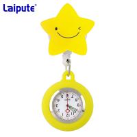 China Digital Retractable Fob Watch Nurses Clip On Fob Watch Quartz Movement for sale