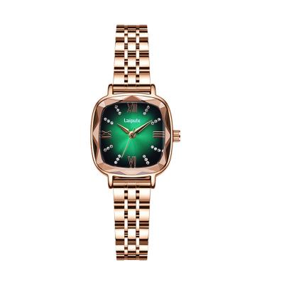 China Stainless Steel Quartz Women'S Bracelet Watches Waterproof Square Quartz Watch for sale
