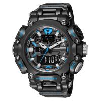 China Acrylic Mirror Digital Sports Watch 50 Meters Waterproof Chronograph Wrist Watch for sale