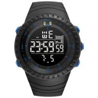China Analog Digital Chronos Sport Watch Black Dial Sports Watch 50 Meters Waterproof for sale