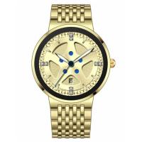 China Waterproof Stainless Steel Chronograph Watch Thin Calendar Automatic Mechanical Watch for sale