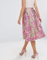 China OEM Service Women Skirt with Side Pockets and Zip Fastening for sale