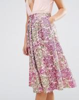 China OEM Service Women Skirt with Side Pockets and Zip Fastening for sale