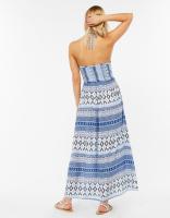 China Factory Direct Sales Halter Maxi Dress Laddies Boho Long Dresses for sale