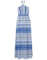 China Factory Direct Sales Halter Maxi Dress Laddies Boho Long Dresses for sale