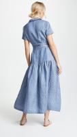 China Clothing Manufacturer Striped Maxi Dresses For Women Summer for sale