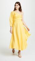China Fashion Asymmetrical Clothing One Shoulder With Long Sleeve Woman  Maxi Dress Summer for sale