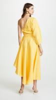 China Fashion Asymmetrical Clothing One Shoulder With Long Sleeve Woman  Maxi Dress Summer for sale