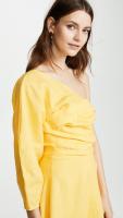 China Fashion Asymmetrical Clothing One Shoulder With Long Sleeve Woman  Maxi Dress Summer for sale