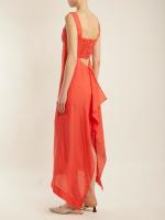 China Women Clothing Summer Sleeveless With V neck Linen Maxi Dresses For Ladies for sale