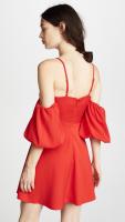 China 2018 Women Clothing Mini Red Puff Sleeve Summer Boho Dress For Women for sale