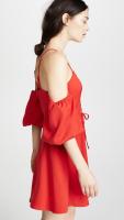China 2018 Women Clothing Mini Red Puff Sleeve Summer Boho Dress For Women for sale