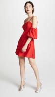 China 2018 Women Clothing Mini Red Puff Sleeve Summer Boho Dress For Women for sale