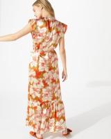 China Boho Hibiscus Wrap Maxi Women Dress for sale