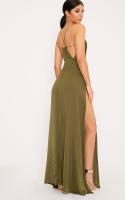 China New arrival khaki sexy women chic party dress for sale