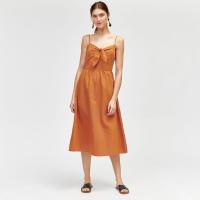 China Boho Summer Dresses Design Women Spaghetti Strap Maxi 100% Linen Dress for sale