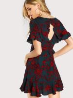 China sexy v neck design woman dress for sale