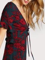 China sexy v neck design woman dress for sale